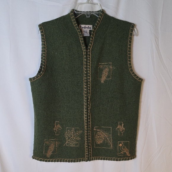 Tundra | Jackets & Coats | Vintage Timberlea Tundra Forest Green Vest ...